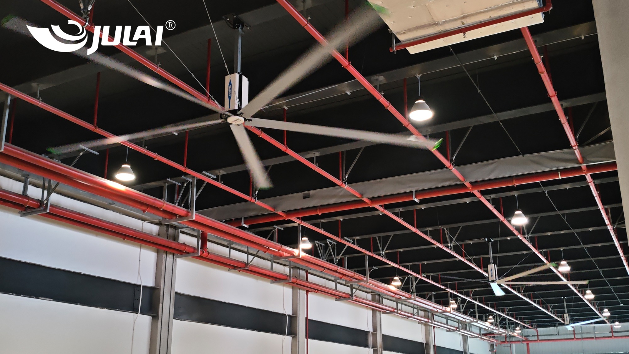 Industrial large ceiling fans - The efficient cooling device of the ...